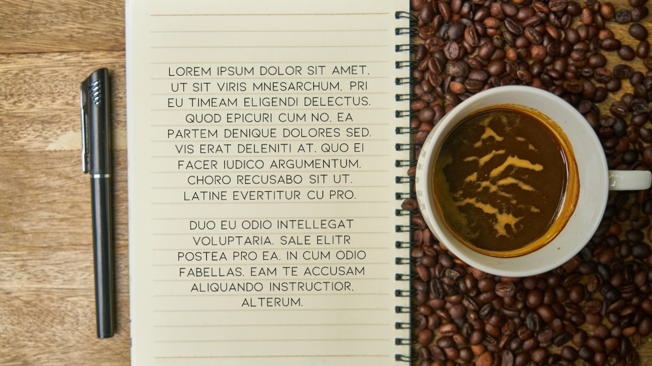 Powerpoint Notebook Paper Template