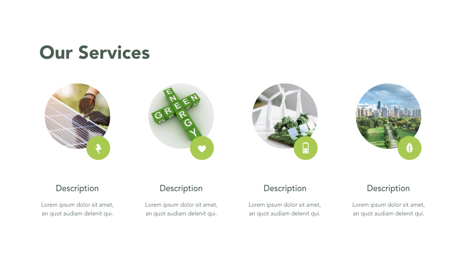 Green Business PPT Keynote Presentation