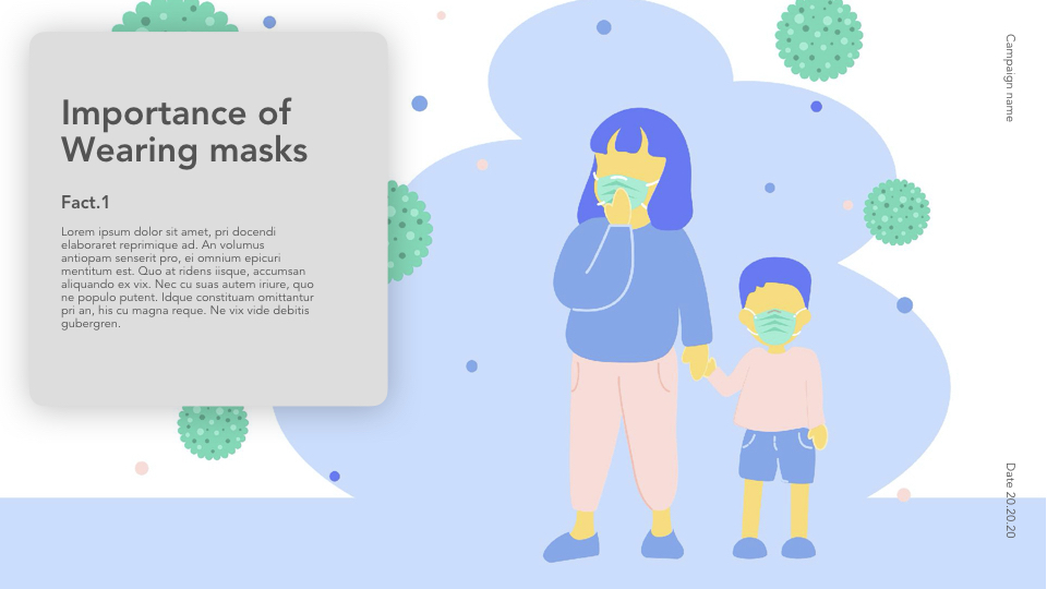 Lets Wear Masks PPTX Keynote