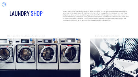 Laundry Shop PPT Background