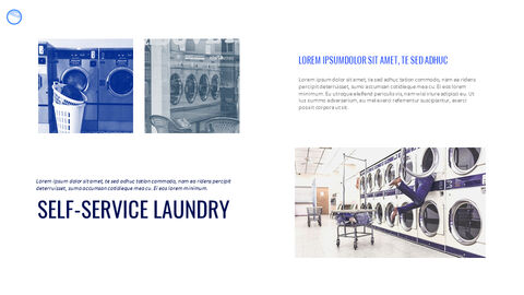 Laundry Shop PPT Background