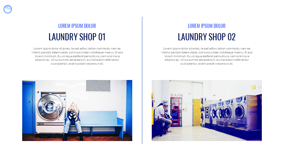 Laundry Shop PPT Background