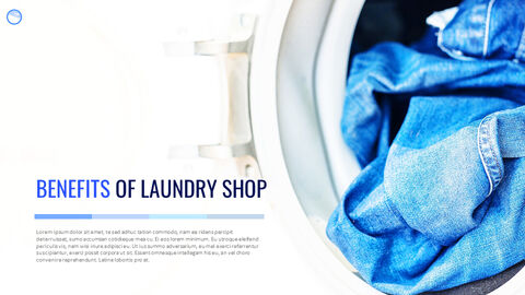 Laundry Shop PPT Background