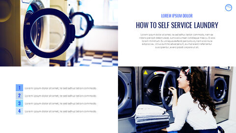 Laundry Shop PPT Background