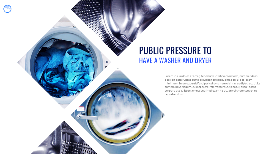 Laundry Shop PPT Background