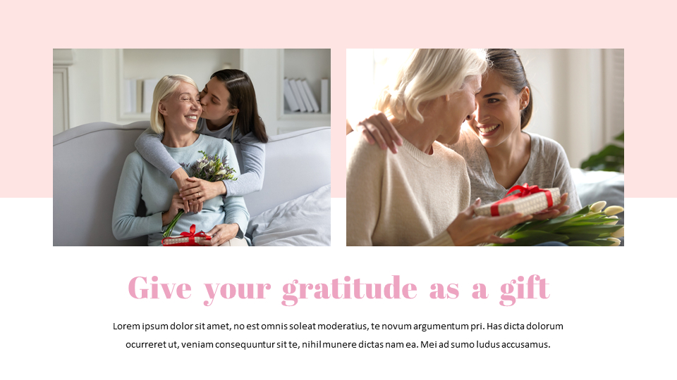 Mothers Day & Fathers Day Simple Presentation Google Slides Template