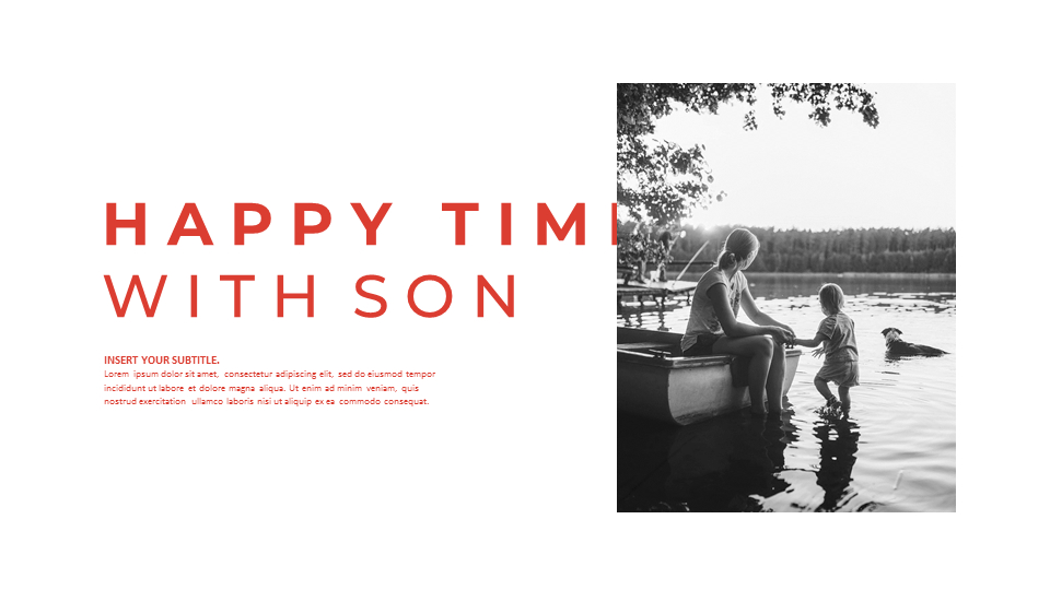 I Love Family Presentation PowerPoint Templates Design