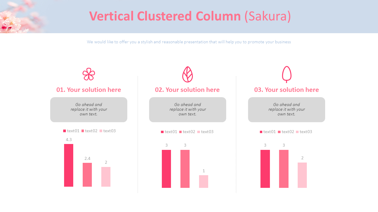Vertical Clustered Column (Sakura)