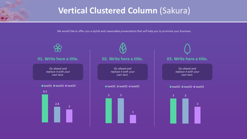 Vertical Clustered Column (Sakura)