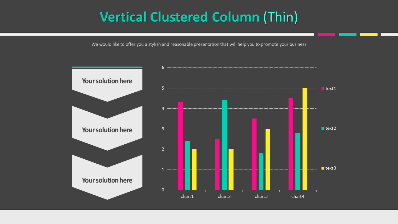 Vertical Clustered Column (Thin)