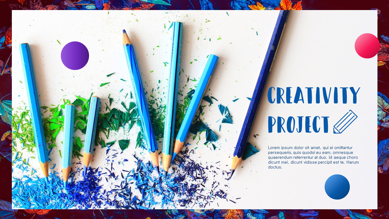 Creativity Project PowerPoint Templates Design