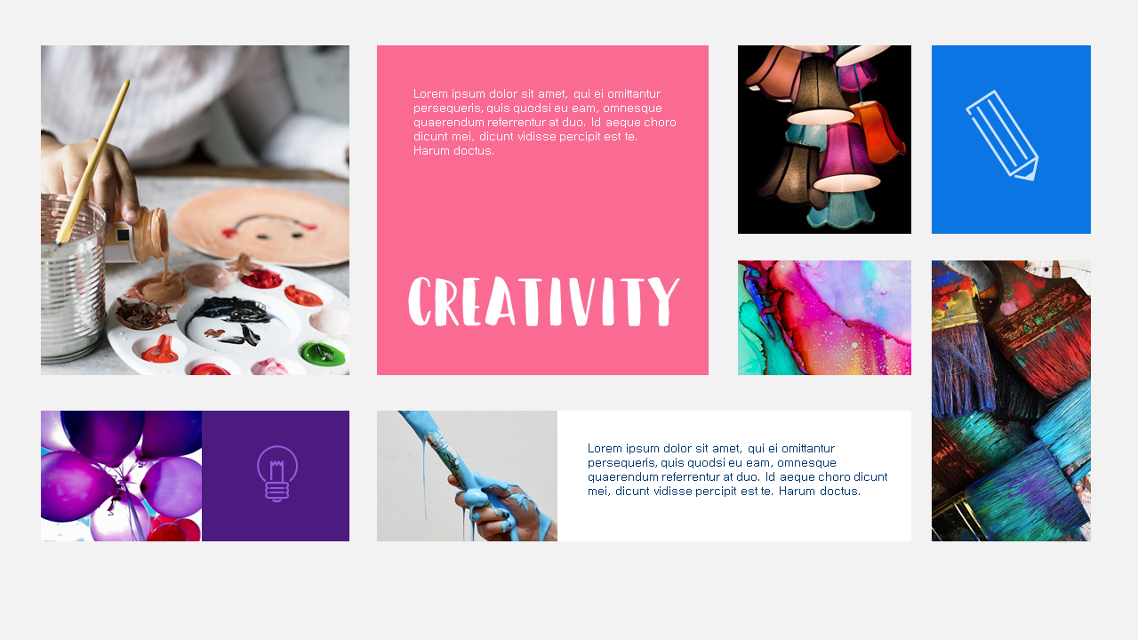 Creativity Project PowerPoint Templates Design