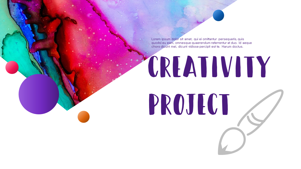 Creativity Project PowerPoint Templates Design