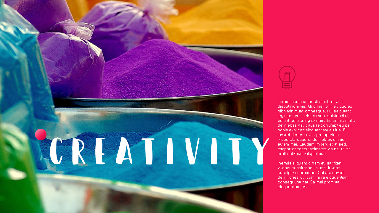 Creativity Project PowerPoint Templates Design