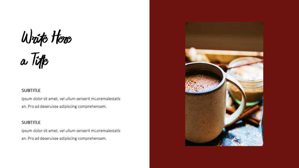 Hot Cocoa Modern PPT Templates