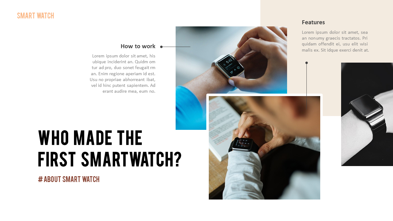 Past to present : About watch Presentation