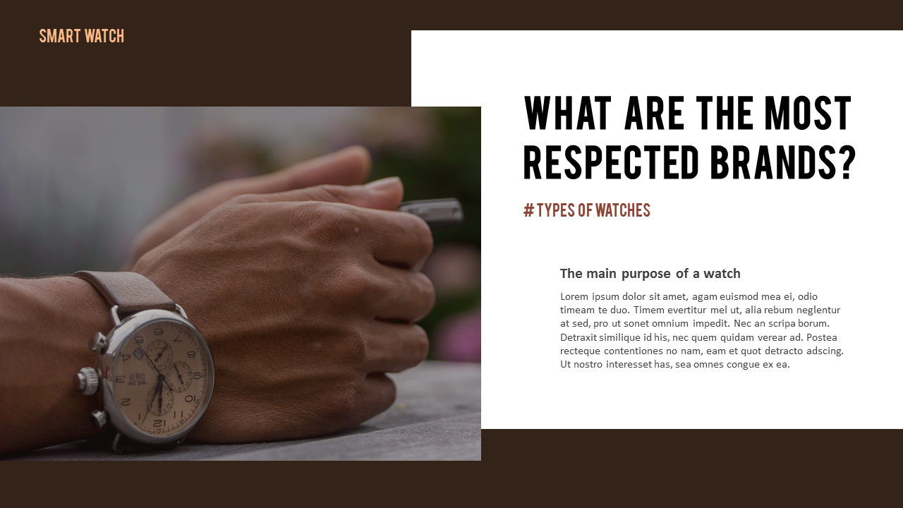 Past to present : About watch Presentation