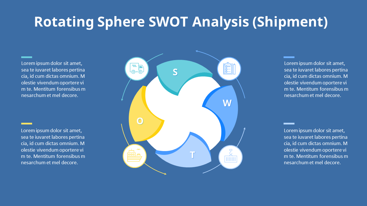 Purple SWOT Analysis Diagram