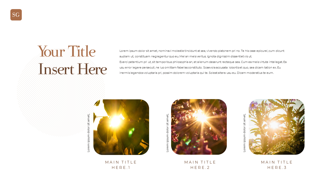 Sunset Glow Outline PPT Presentation
