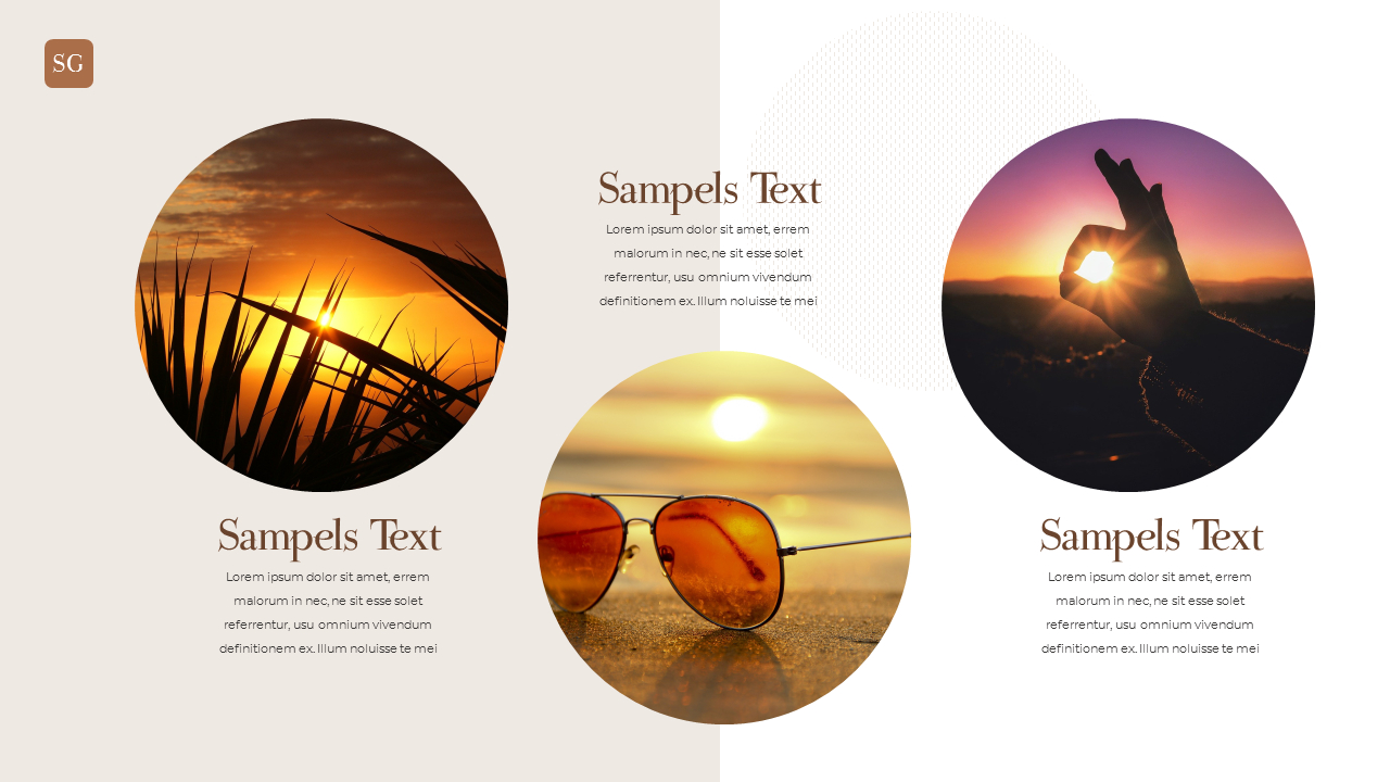 Sunset Glow Outline PPT Presentation