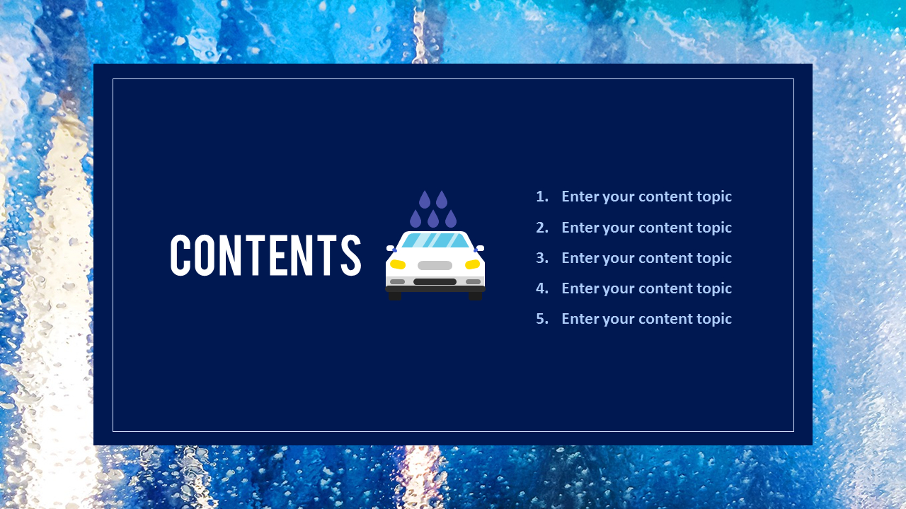 Car Wash Presentation PowerPoint