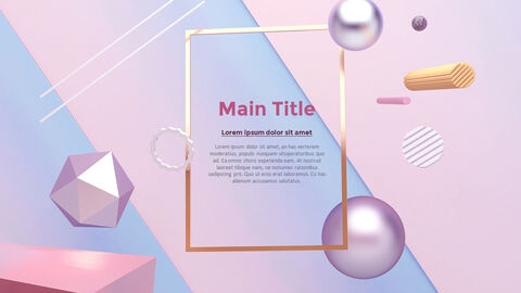 Display Object Theme Presentation Templates