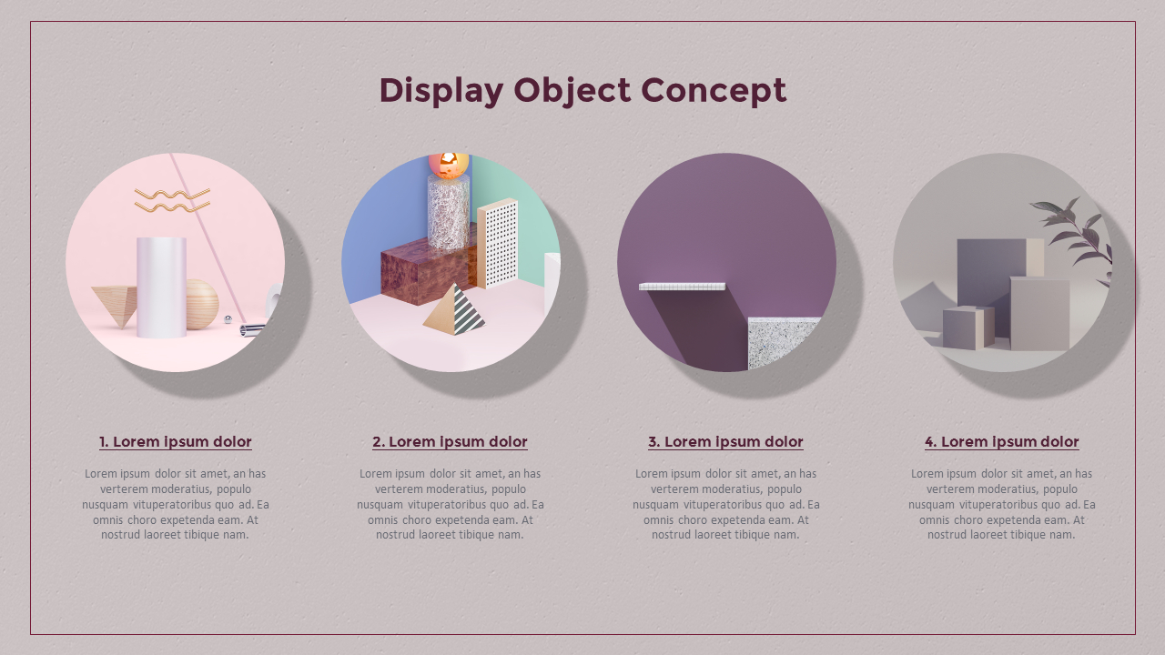 Display Object Theme Presentation Templates