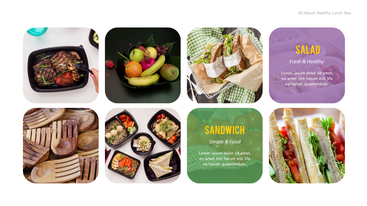 Easy tips for lunch box planning Business plan Templates PPT