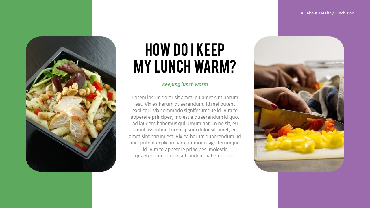 Easy tips for lunch box planning Business plan Templates PPT