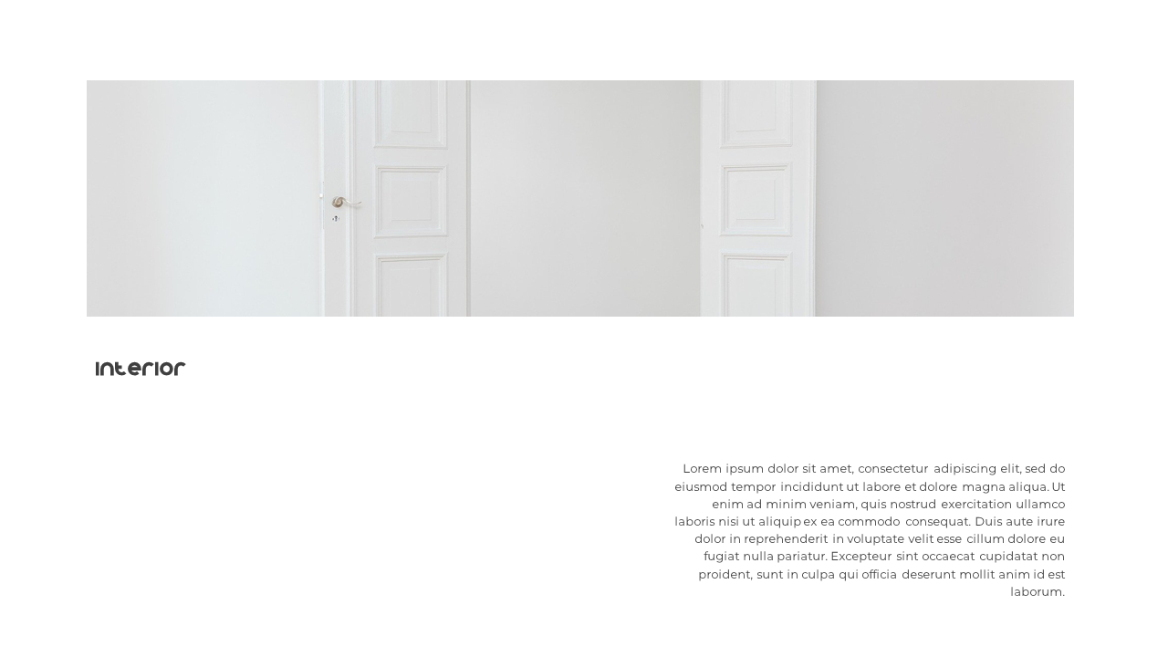 Home Interior Simple PowerPoint Template Design