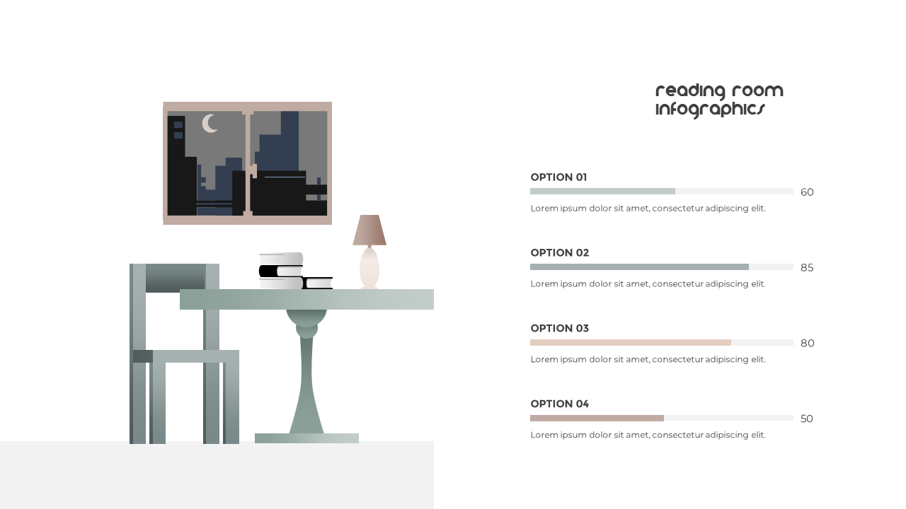 Interior de la casa Diseño simple de plantilla de PowerPoint