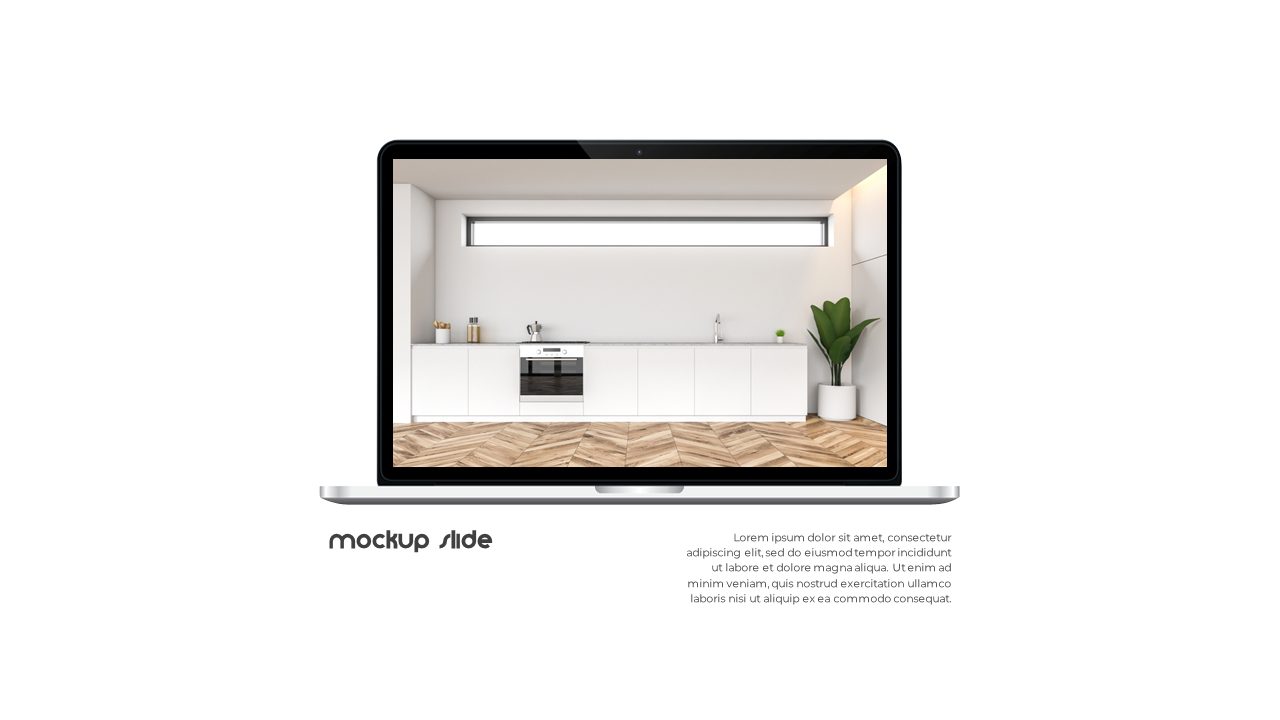 Home Interior Simple PowerPoint Template Design