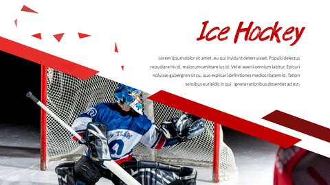 Ice Hockey PPT Business