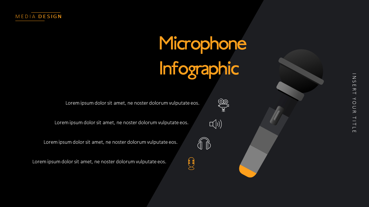 Media Simple PowerPoint Template Design