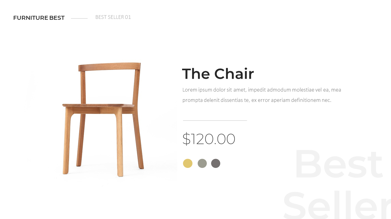 The Furniture PowerPoint Format