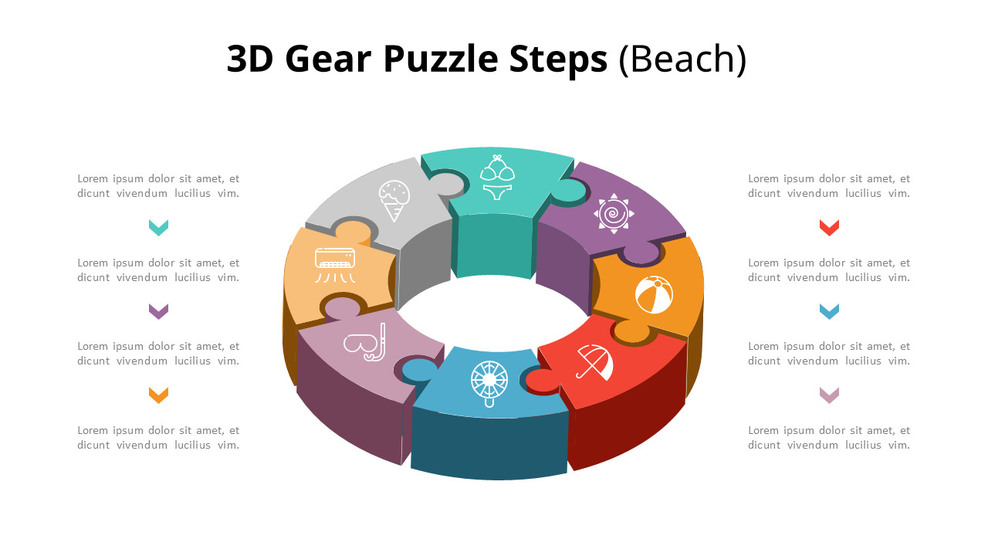 Circular Puzzle Diagram Diagram