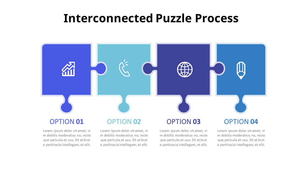 Interconnected Puzzle Process Diagram|Puzzles