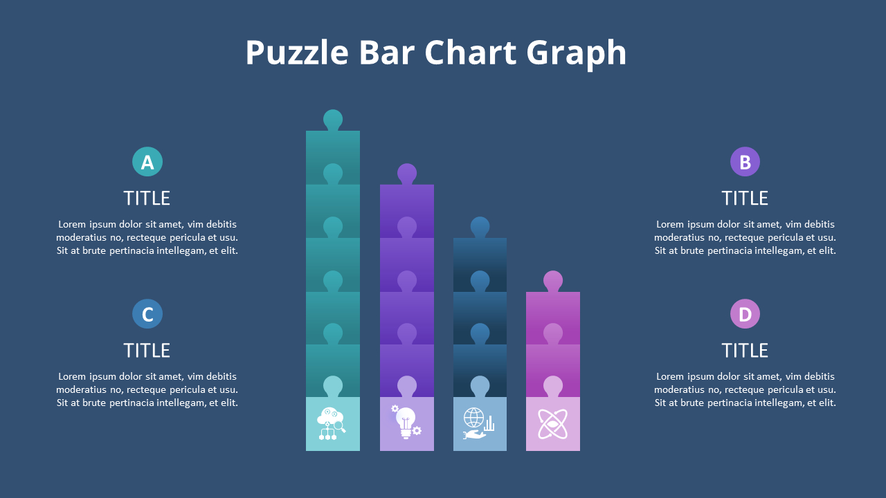 Jigsaw Puzzle Infographic Diagram