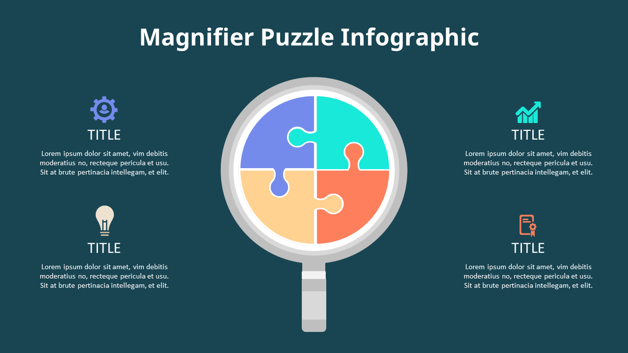 Diagramme dinfographie de puzzle de clé et de crayon
