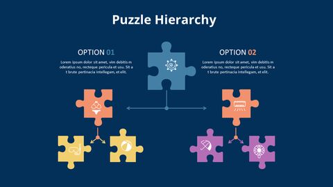 Puzzle Pieces Infographic Diagram