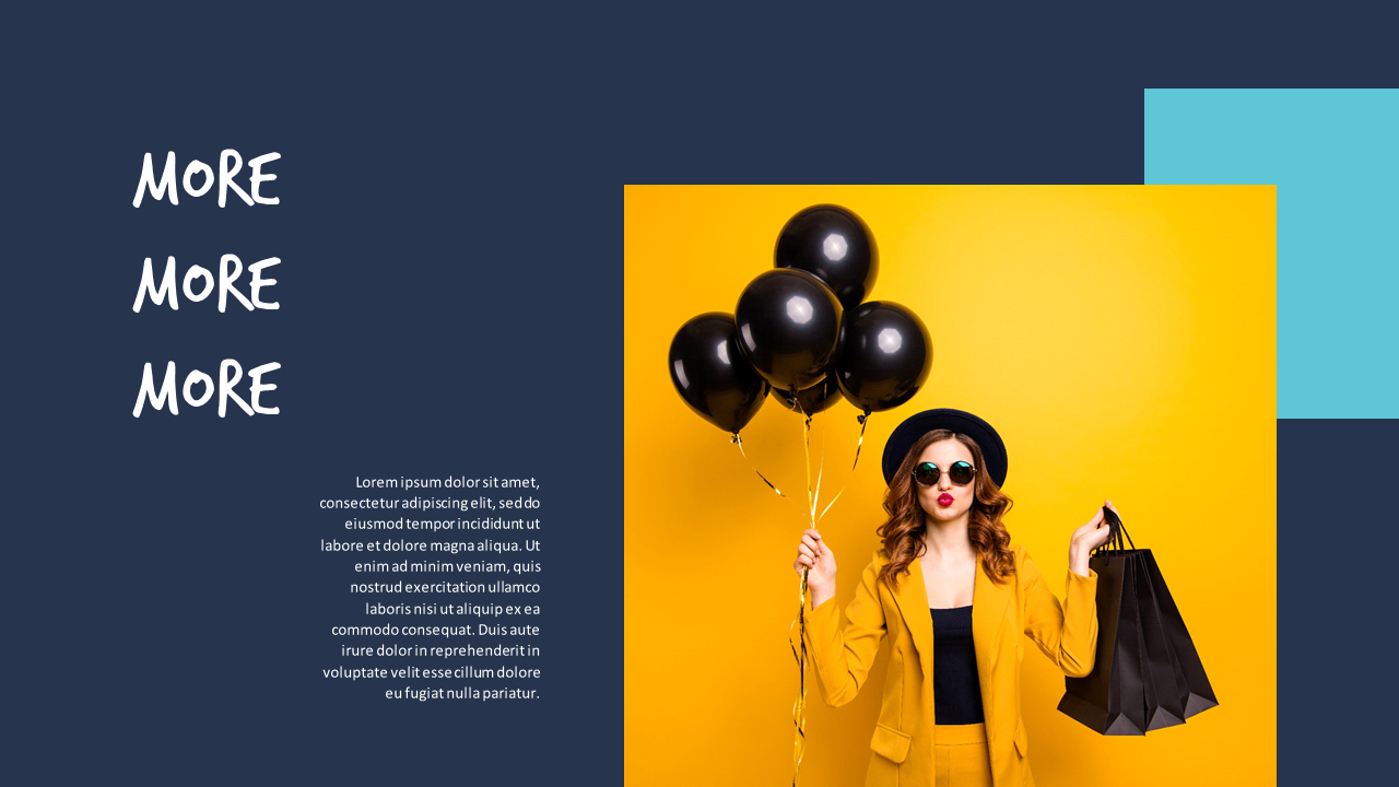 Shopping Slide PowerPoint Retail Template