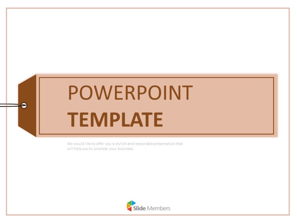 Brown Bookmark - Free Presentation Templates