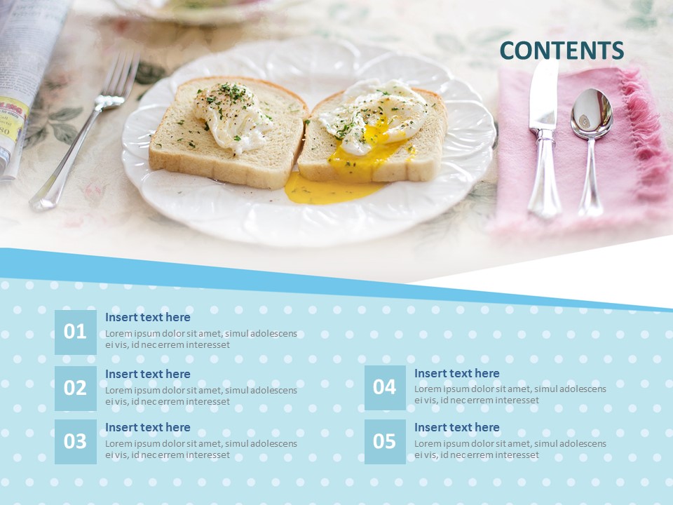 Delicious Brunch - Free Powerpoint Templates Design