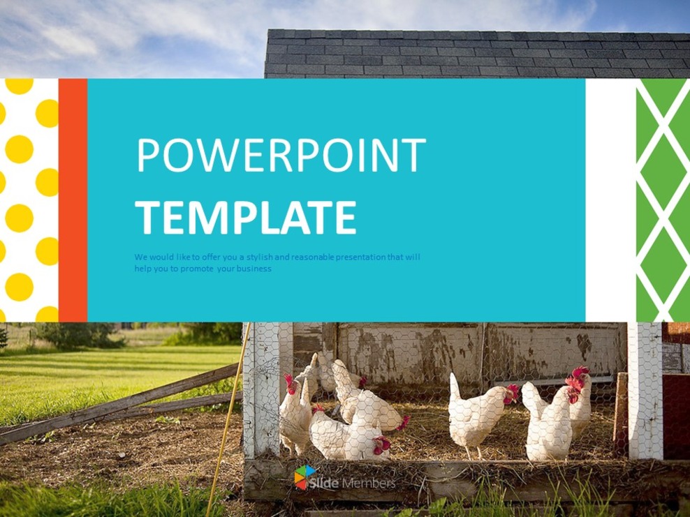 Free Design Template - Henhouse at Chicken Farm