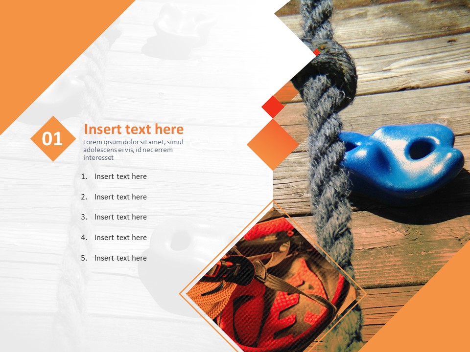 Free Powerpoint Templates Design - Rock Climbing