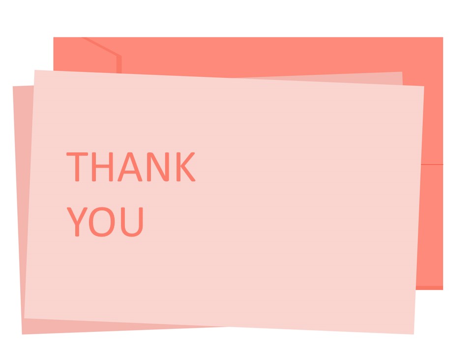 Free PPT Template - Orange Envelopes for Office Use