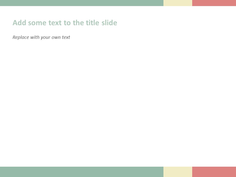Mint, Light Yellow, Pink Lines - Free Presentation Templates