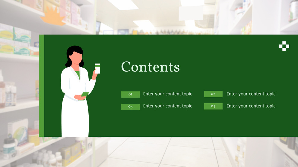 Pharmacy & Pharmacist PowerPoint deck Design