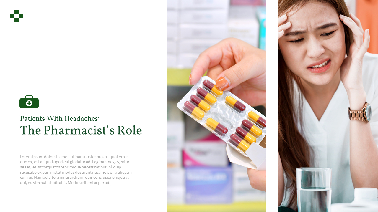 Pharmacy & Pharmacist PowerPoint deck Design