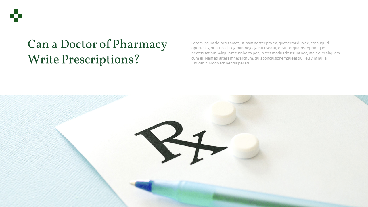 Pharmacy & Pharmacist PowerPoint deck Design